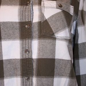 Ashley By 26 International | Tops | Ashley Green Flannel Lg | Poshmark